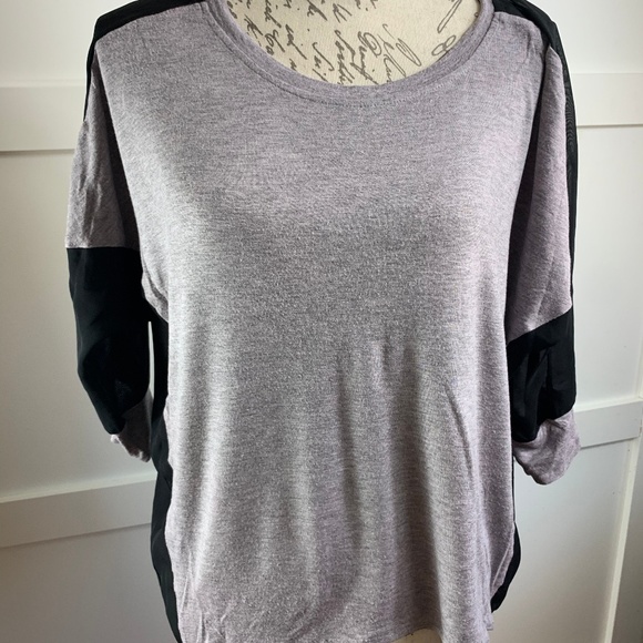 Tops | Sheer Back Shirt | Poshmark